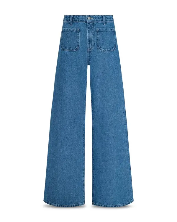 L'Agence Declan High Rise Wide Leg Jeans