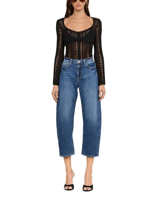 L'Agence Mallis High Rise Barrel Leg Jeans