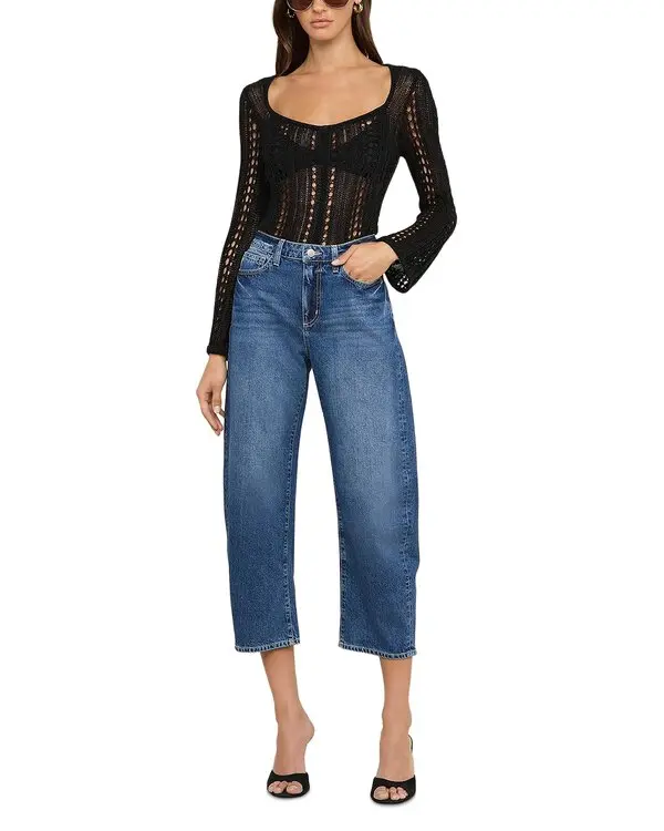 L'Agence Mallis High Rise Barrel Leg Jeans