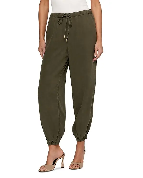 L'Agence Kimiko Drawstring Jogger Pants - Kalamata