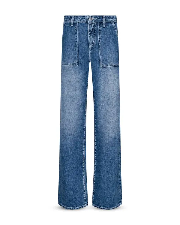 L'Agence Christel High Rise Wide Leg Jeans