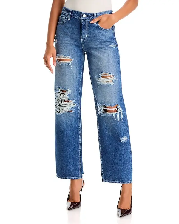 L'Agence Zelda Low Rise Slouchy Straight Leg Jeans