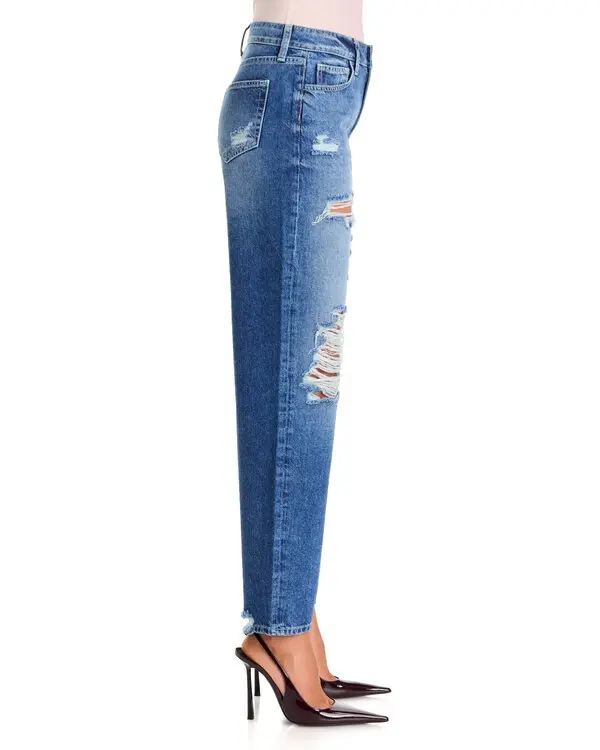 L'Agence Zelda Low Rise Slouchy Straight Leg Jeans