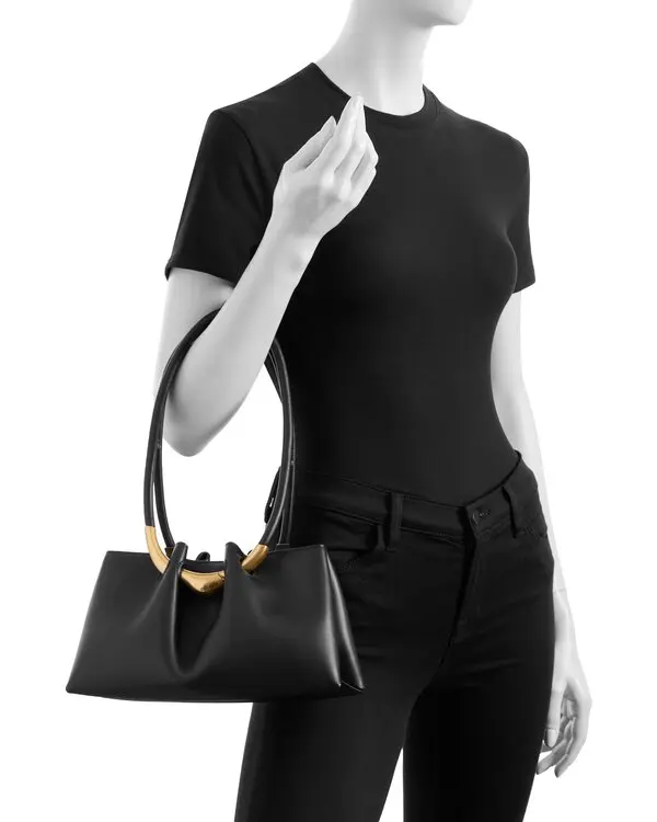 Cult Gaia Asa Leather Shoulder Bag