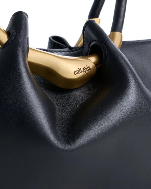 Cult Gaia Asa Leather Shoulder Bag