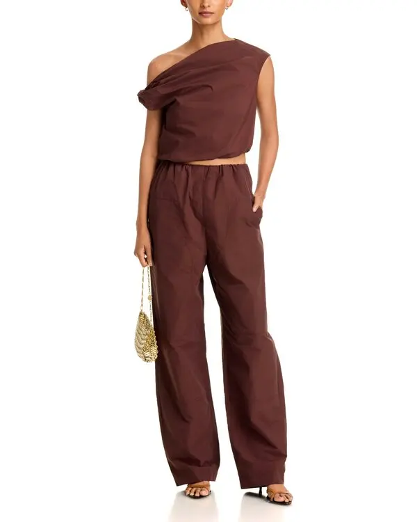 Paris Georgia Cocoon Wide Leg Track Pants
