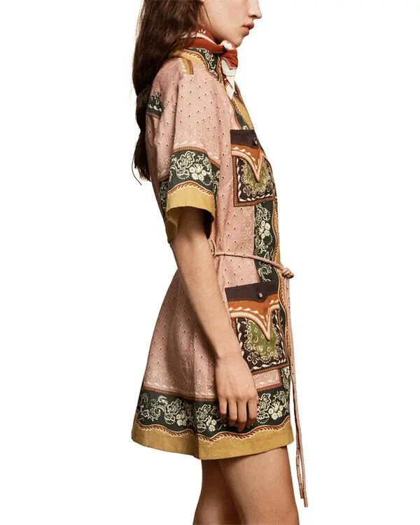 ALEMAIS Darcey Mini Shirtdress