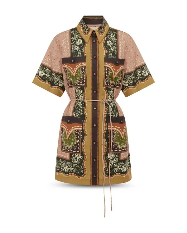 ALEMAIS Darcey Mini Shirtdress