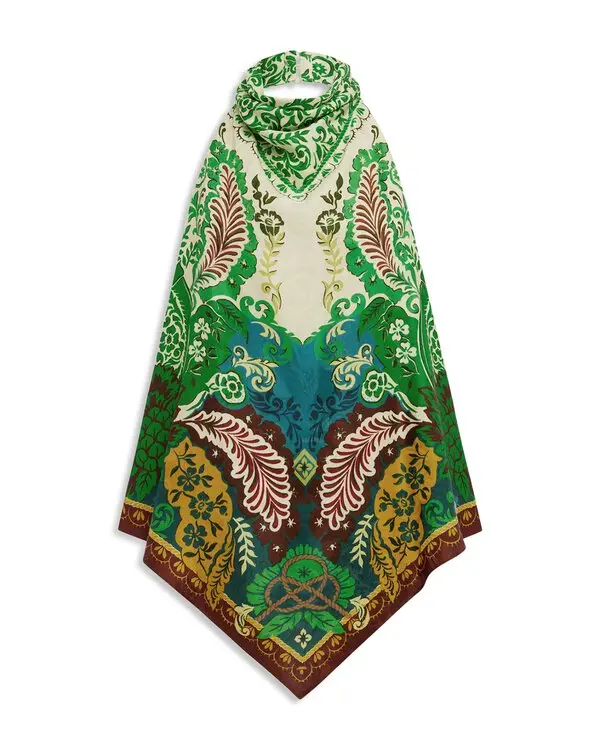 ALEMAIS Florence Halter Scarf Top