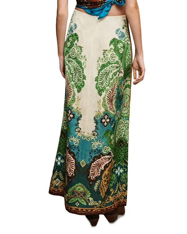 ALEMAIS Florence Printed Maxi Skirt