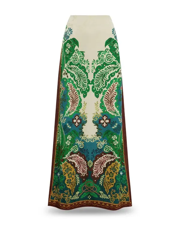 ALEMAIS Florence Printed Maxi Skirt