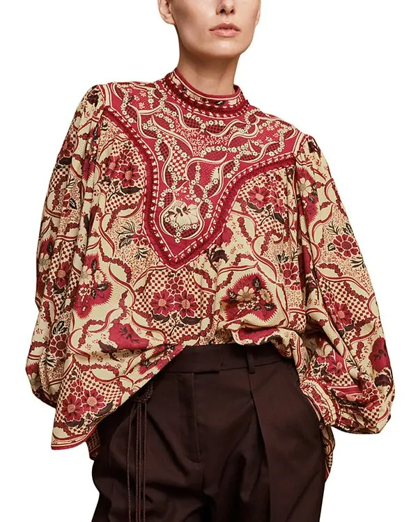 ALEMAIS Kenny Printed Blouse