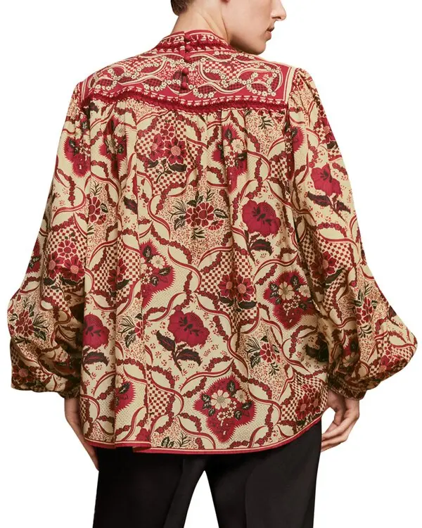 ALEMAIS Kenny Printed Blouse