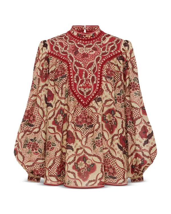 ALEMAIS Kenny Printed Blouse