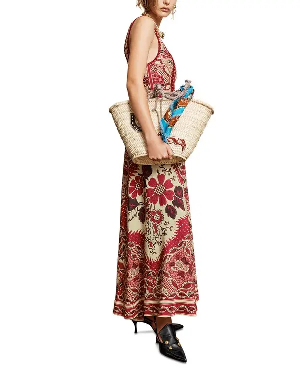 ALEMAIS Kenny Printed Midi Dress