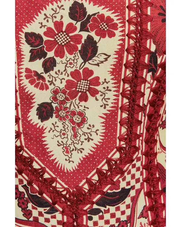 ALEMAIS Kenny Printed Midi Dress