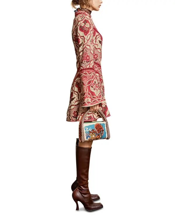 ALEMAIS Kenny Printed Mini Dress