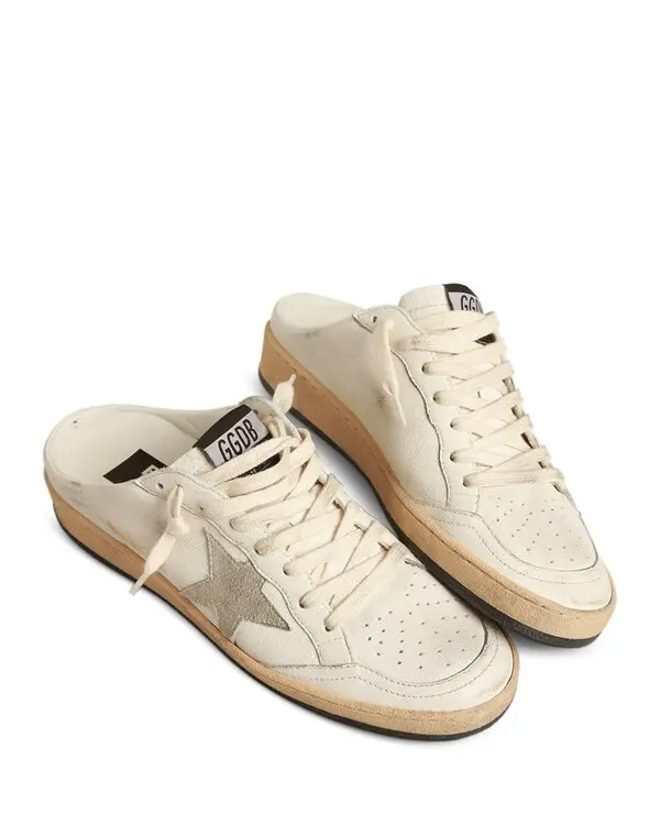 GOLDEN GOOSE Ballstar Sabot Suede Sneakers