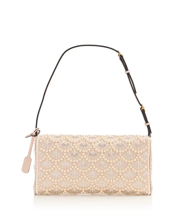 Valentino Garavani Devain Vlogo Embellished Shoulder Bag