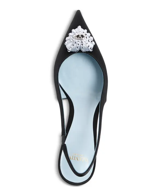 Valentino Garavani Coeur Royal Slingback Pumps