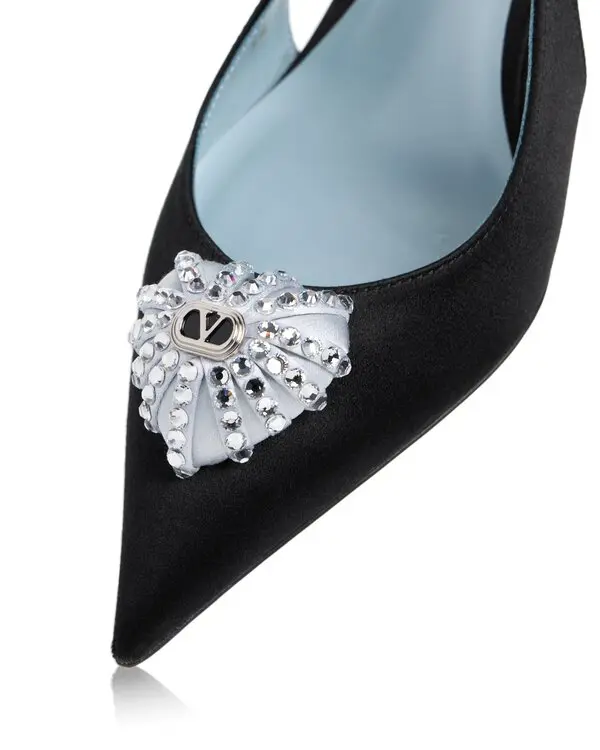 Valentino Garavani Coeur Royal Slingback Pumps