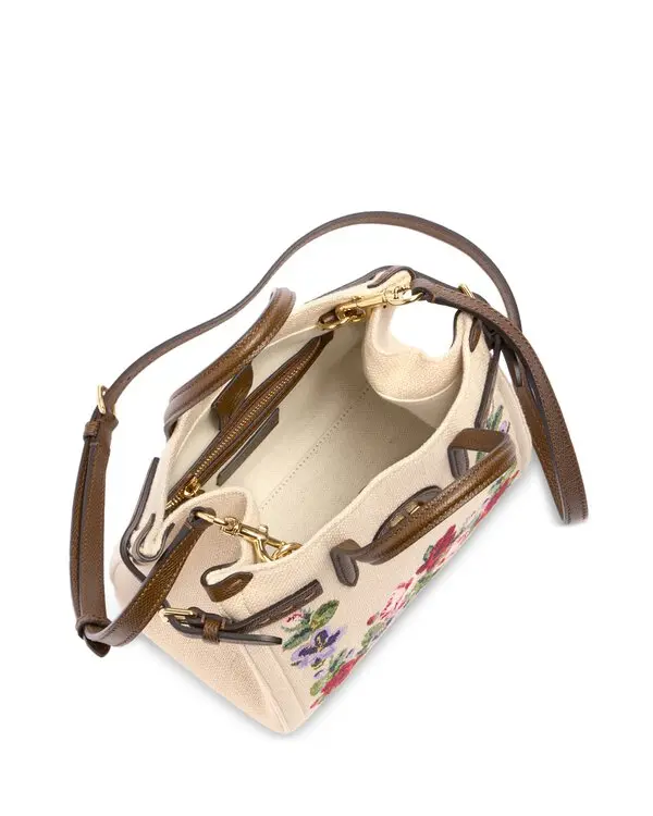 Valentino Garavani Antibes Vlogo Small Embroidered Tote