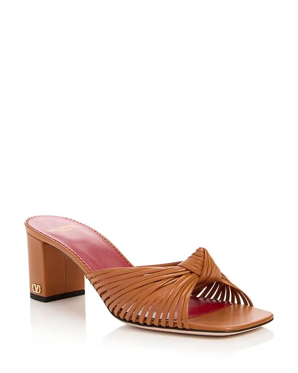 Valentino Garavani Annet Knotted Slide Sandals