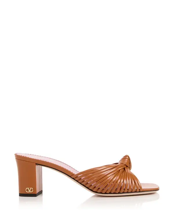 Valentino Garavani Annet Knotted Slide Sandals