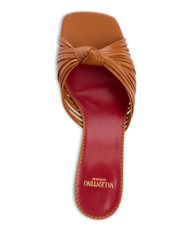 Valentino Garavani Annet Knotted Slide Sandals