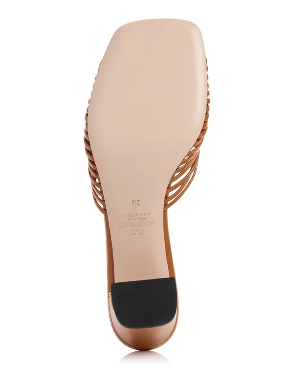 Valentino Garavani Annet Knotted Slide Sandals