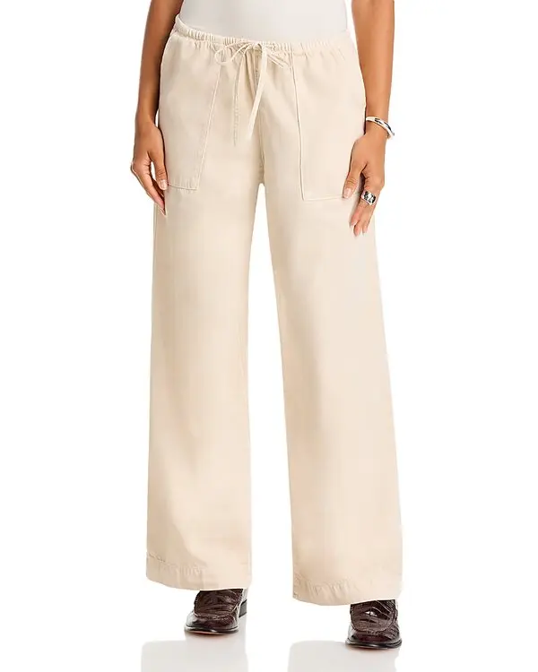 Rag & Bone Claire Ultra Featherweight Denim Pants - Sand