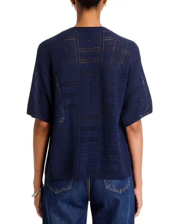 Rag & Bone Morgan Elbow Sleeve Crewneck Sweater