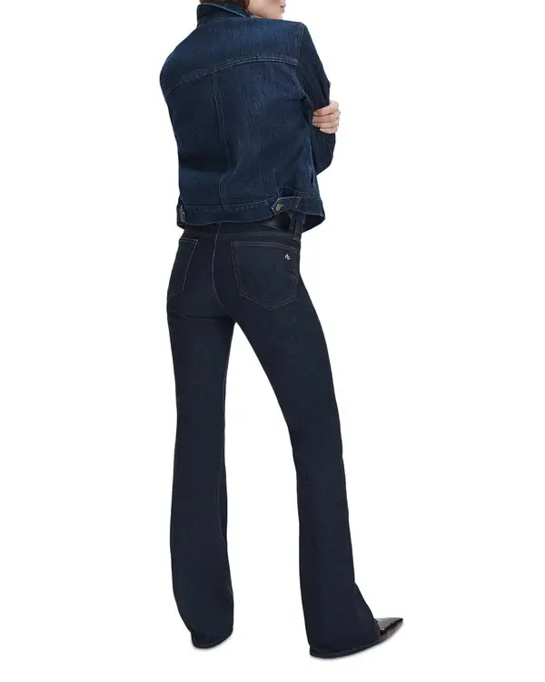 Rag & Bone Kinsley Low Rise Full Bootcut Jeans