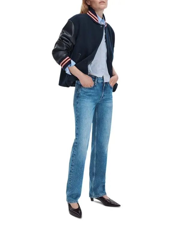 Rag & Bone Harlow Low Rise Slim Straight Jeans