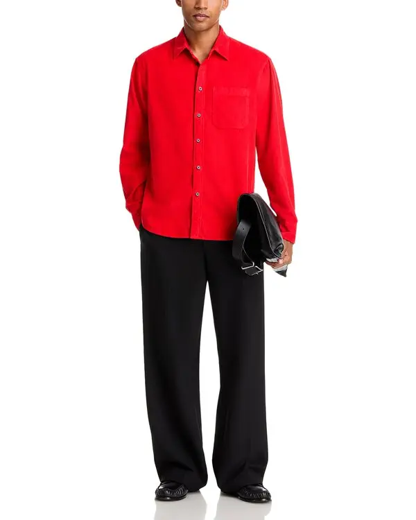 Rag & Bone Relaxed Corduroy Cotton Pocket Shirt