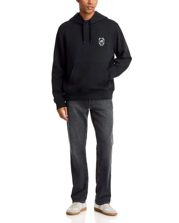 Rag & Bone X Bloom Cotton Blend Logo Drawstring Hoodie