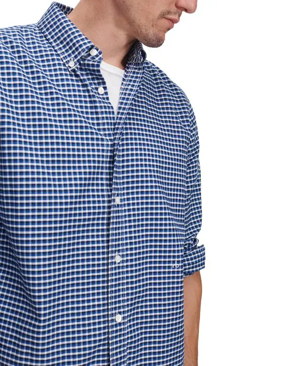 Rag & Bone Classic Fit Plaid Oxford Shirt