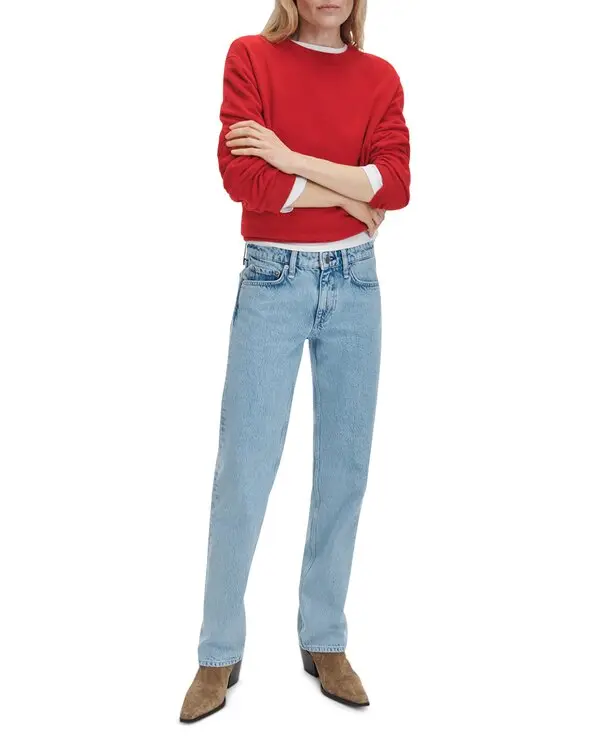 Rag & Bone Harlow Low Rise Slim Straight Jeans - May
