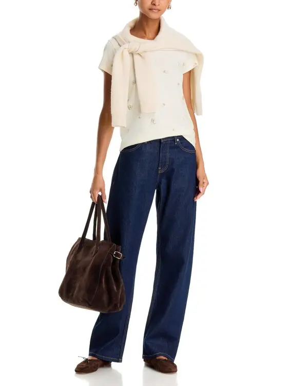 Rag & Bone Rodeo Cotton Tee - Tan Multi
