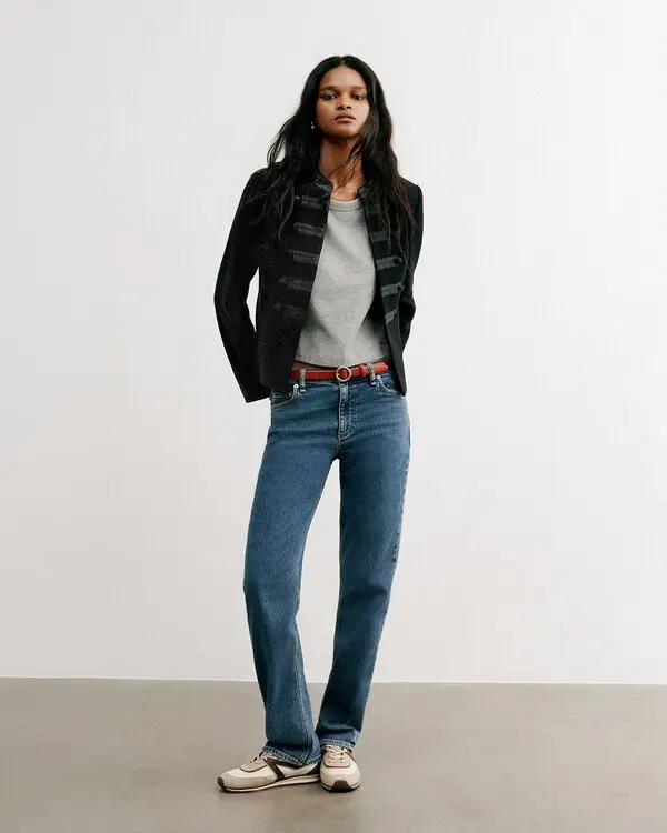 Rag & Bone Sutton Mid Rise Slim Straight Cigarette Jeans