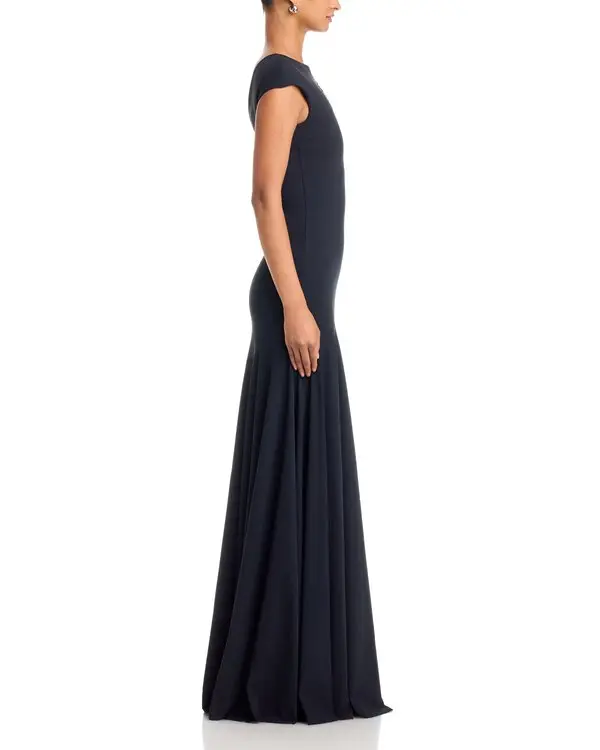Chiara Boni La Petite Robe Isolda Rc Long Cap Sleeve Gown