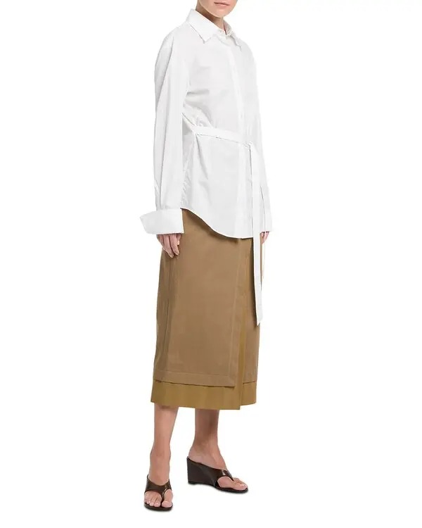 TWP The Night We Met Cotton Belted Shirt