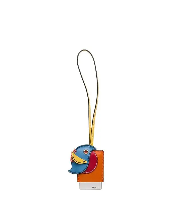 Prada Leather Mirror Case Pendant