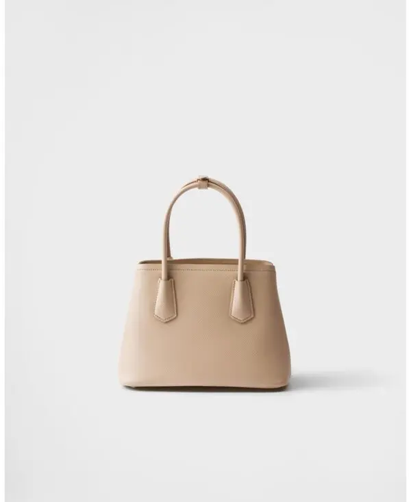 Prada Double Saffiano Leather Bag - Powder
