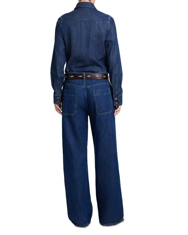 TWP Mustang Sally Cotton Denim Shirt