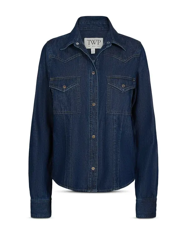 TWP Mustang Sally Cotton Denim Shirt