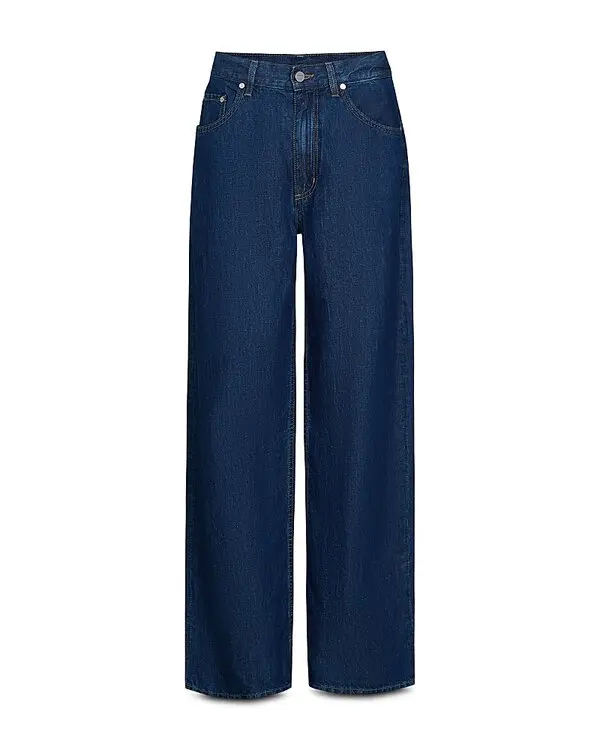 TWP Song Sung Blue Wide Leg Jeans