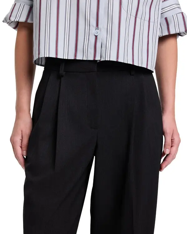TWP Ivy Wool-blend Pleat Front Pants