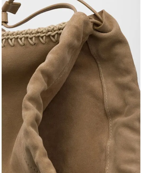 Prada Wish Suede Pouch