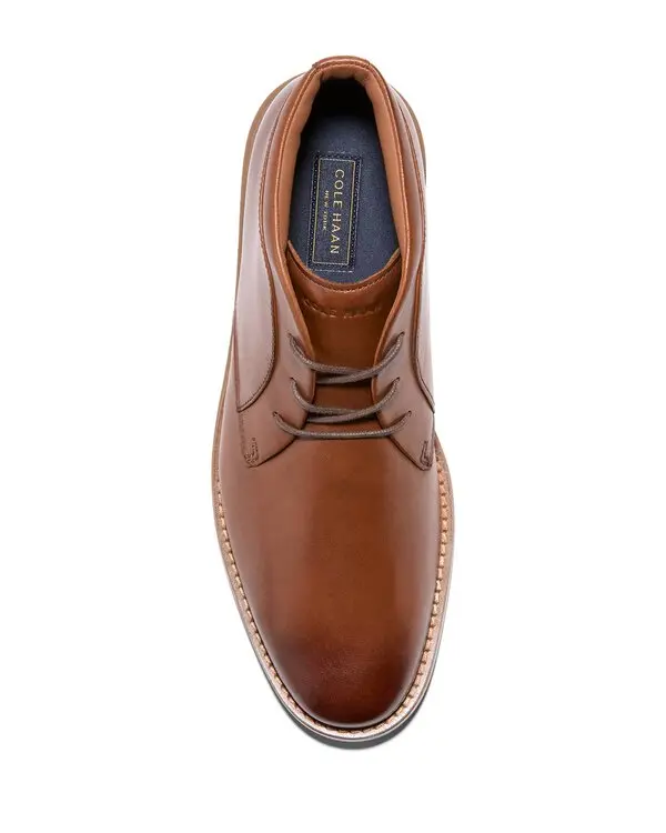 Cole Haan Grand Neoclassic Flexcraft Leather Chukka Boots - British Tan